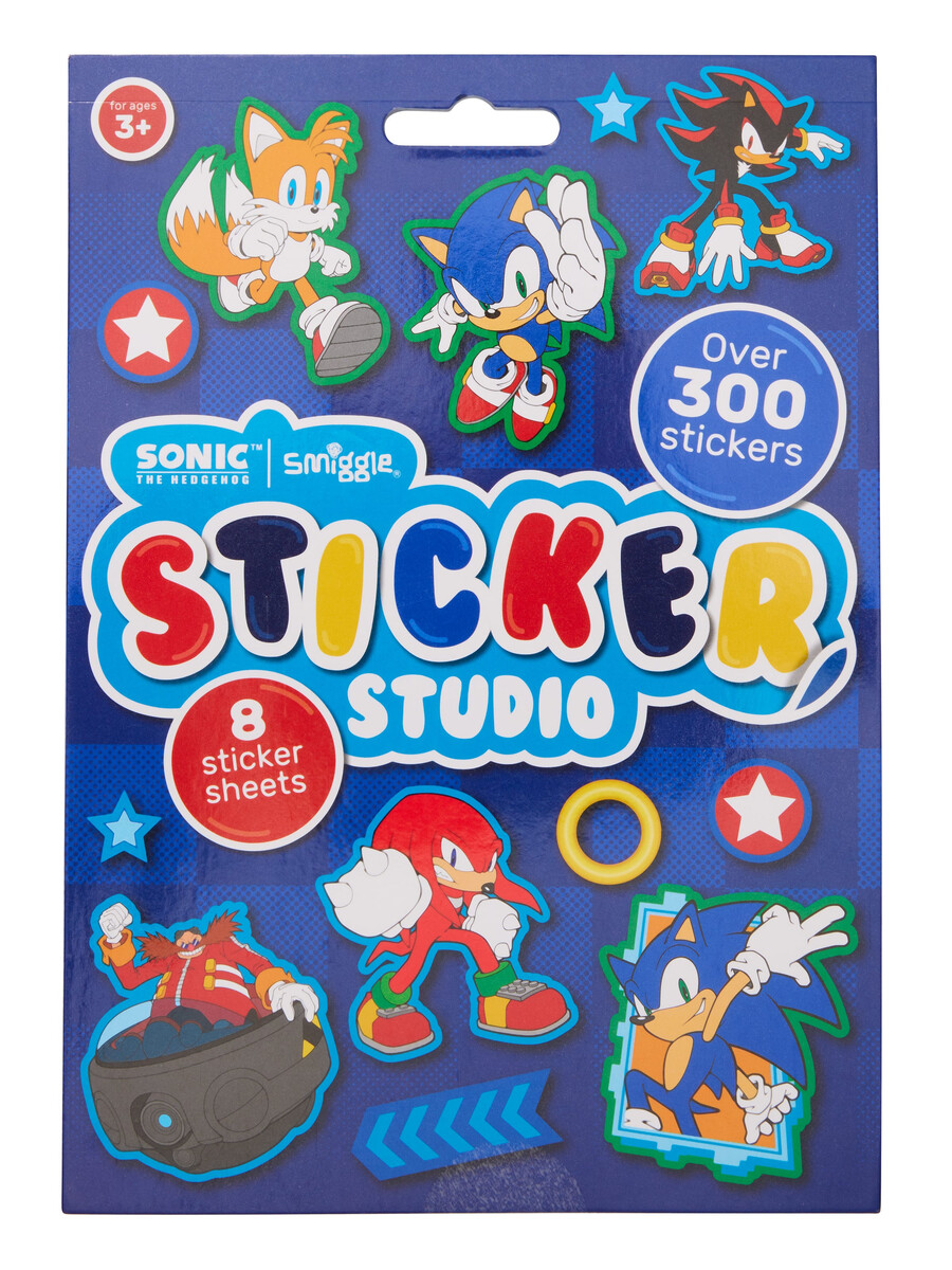 Sonic the Hedgehog Sticker Studio Buch | Smiggle Deutschland